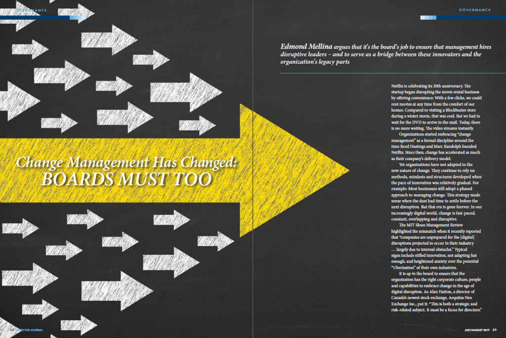 Change management has changed: BOARDS MUST TOO • ORCHANGO